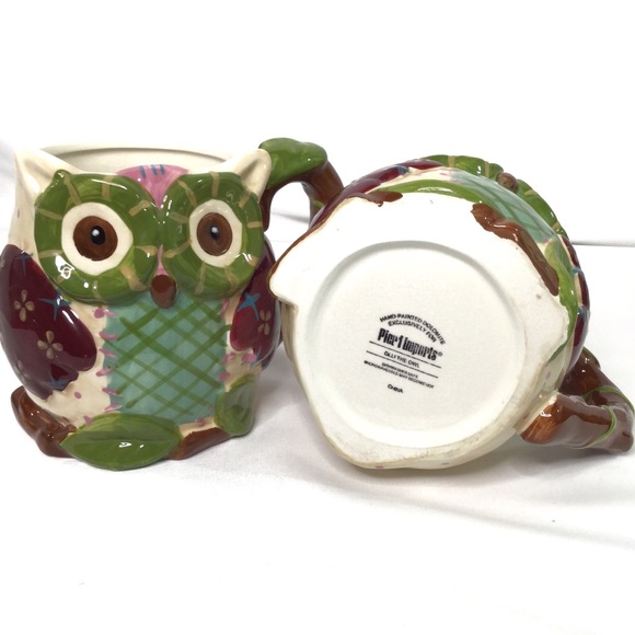 Pier 1 | Kitchen | Olli The Owl Pair Of Oversized Mugs | Poshmark